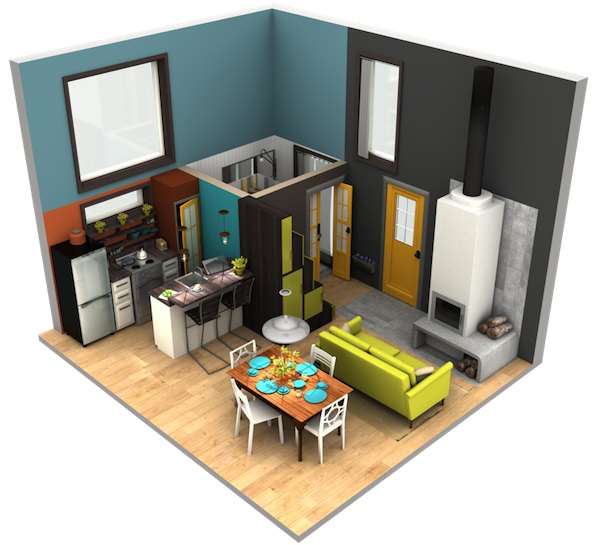 Malissa Tack s Tiny House Big Loft Design In 3D Tiny House Pins Malissa Tack s Tiny House Big Loft Design In 3D Tiny House Pins